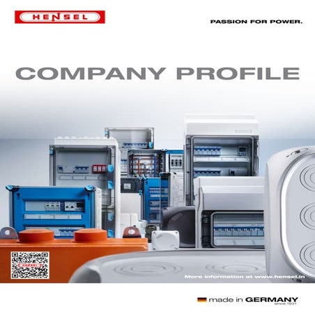 Hensel company profile catalogue | PDF