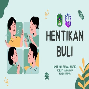 Hentikan Buli sekolah rendah kebangsaann | PPT