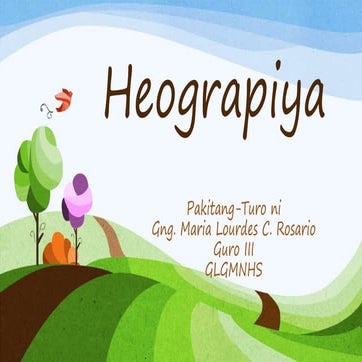 Heograpiya | PPTX