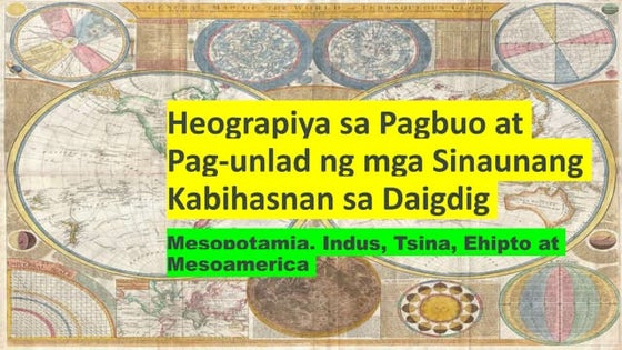 Katuturan at Limang Tema ng Heograpiya | PPTX