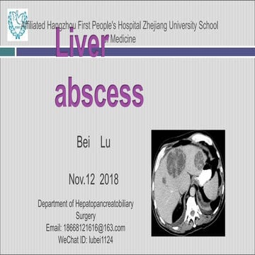 【中医药】Hepatic Abscess.ppt