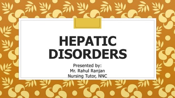 jaundice-(three types)- pre hepatic, hepatic , post hepatic | PDF ...