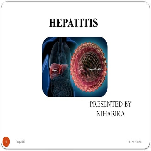 Hepatitis | PPTX