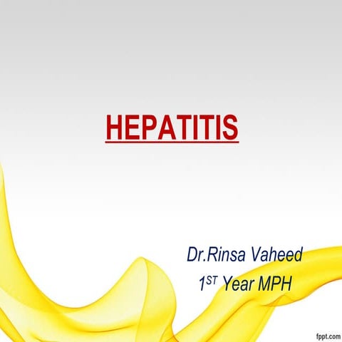 Hepatitis | PPT