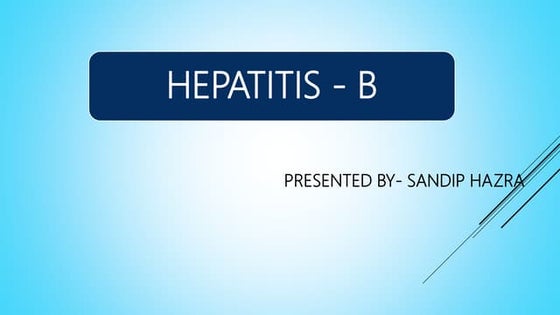infectious hepatitis | PPT | Infectious Diseases | Diseases and Conditions