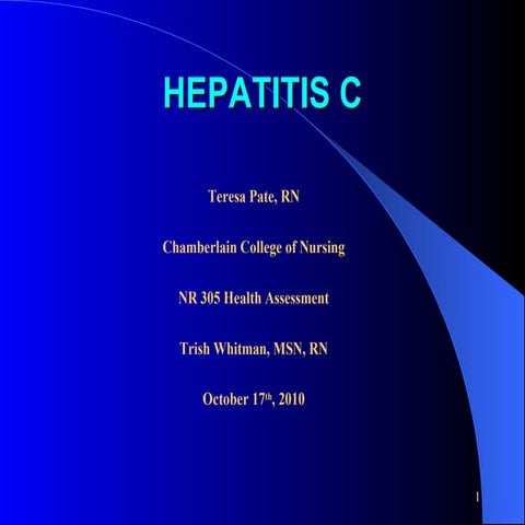 HEPATITIS C | PPT