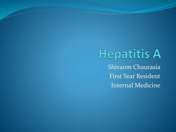 infectious hepatitis | PPT | Infectious Diseases | Diseases and Conditions