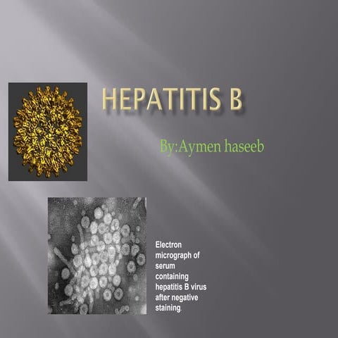Hepatitis b | PPT