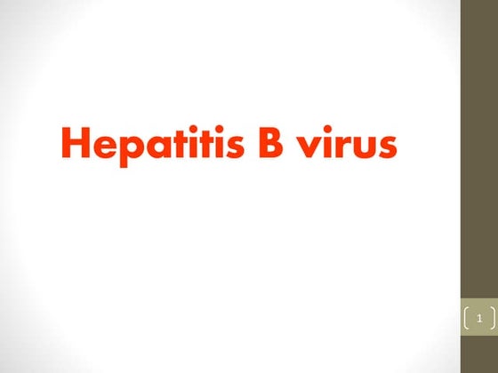 Hepatitis B is a serious liver infection caused by the hepatitis B ...