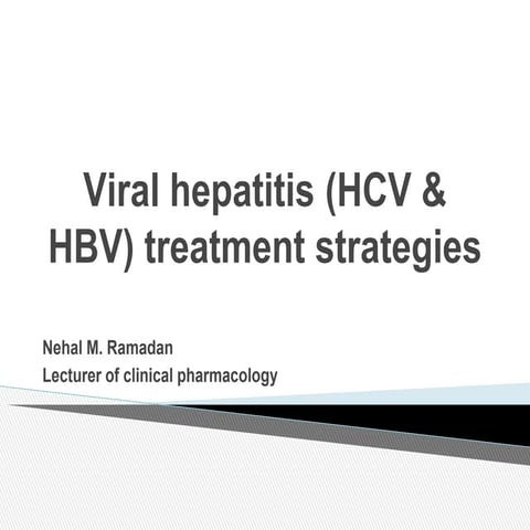 Pharmacology of HCV and HBV infections. | PPT