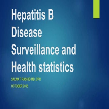 Hepatitis-B: A Case Study | PDF