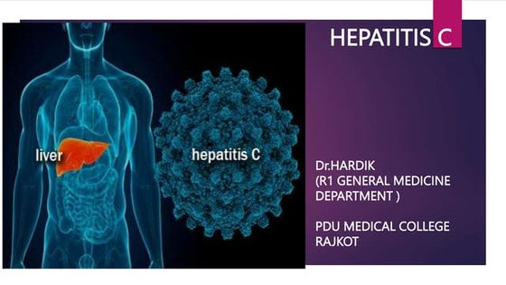 HEPATITIS C.ppt/ hepatitis/ hcv/ viruses | PPT