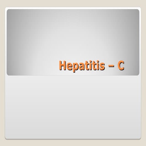 Hepatitis – C ( nelson ).ppt neonatal hep c | PPT