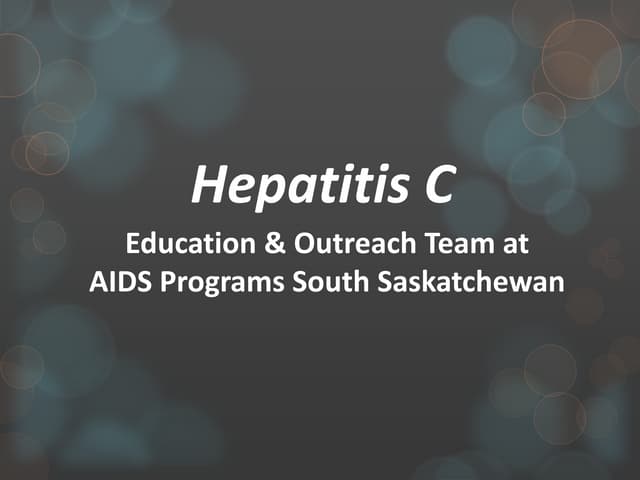 Harm Reduction Presentation 2014 | PPTX