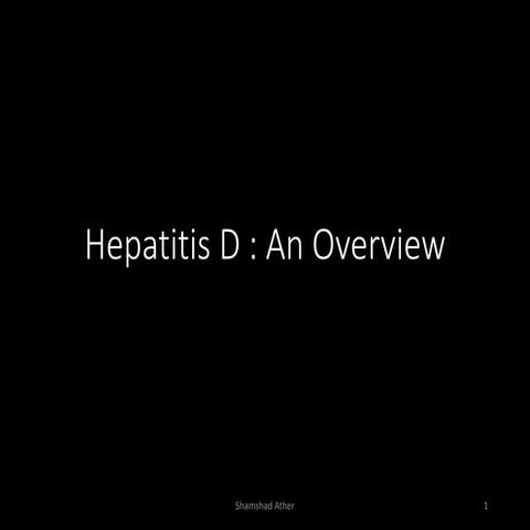 Hepatitis D | PPT