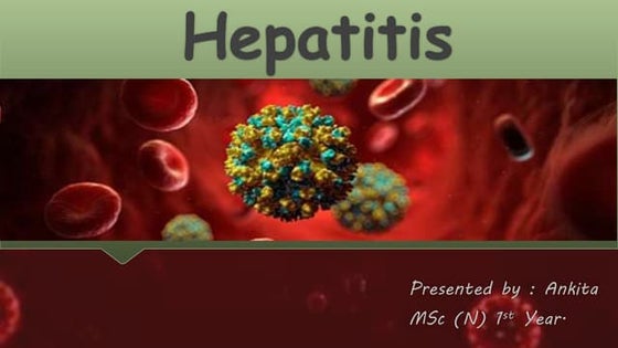 Viral hepatitis | PPT
