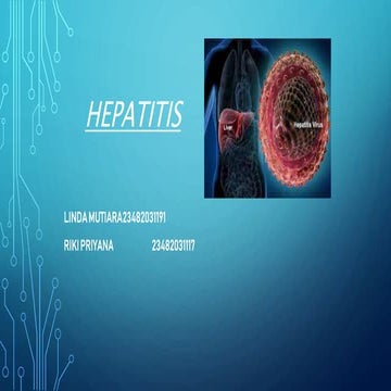 Tata Laksana Diagnosa dan Terapi Hepatitis | PPTX