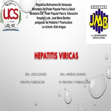 HEPATITIS VIRICAS tipos diagnosticos tratamiento | PPTX