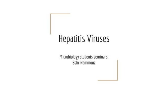 hepatitis Disease diagnosis and treatment | PPT