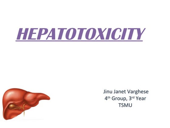 Drug induced liver injury (DILI) and Hepatotoxicity | PPTX | Digestive ...