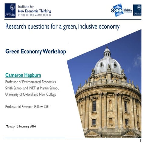 Research questions for a green, inclusive economy | PDF