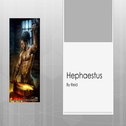 Hephaestus | PPTX | Religion & Spirituality