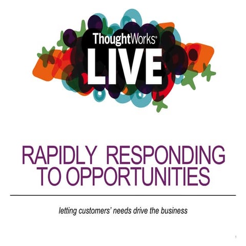 ThoughtWorks Live - London 2014: Hepsiburada - A responsive business ...