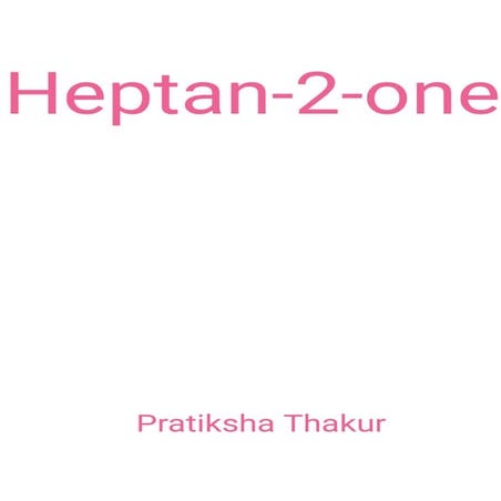 Heptan-2-one | PDF