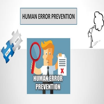 Human Error Prevention | PPT