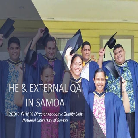 Higher Education & External QA in Samoa | PPTX
