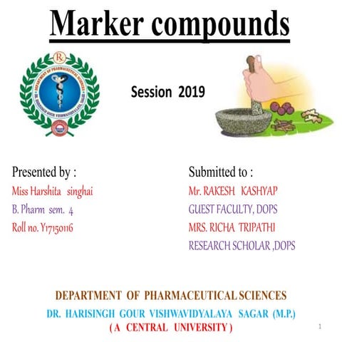 MARKER COMPOUNDS | PPTX