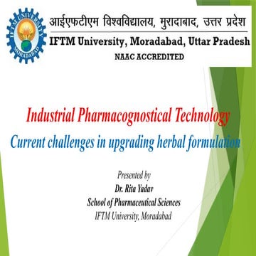 Current challenges un upgrading herbal formulation.pptx