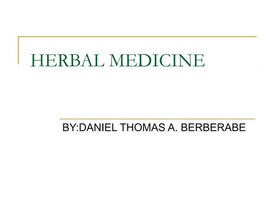 10 herbal medicines approved by the doh | PPT