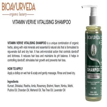 Bioayurveda Ayurvedic Herbal Vitamin Verve Shampoo | PDF