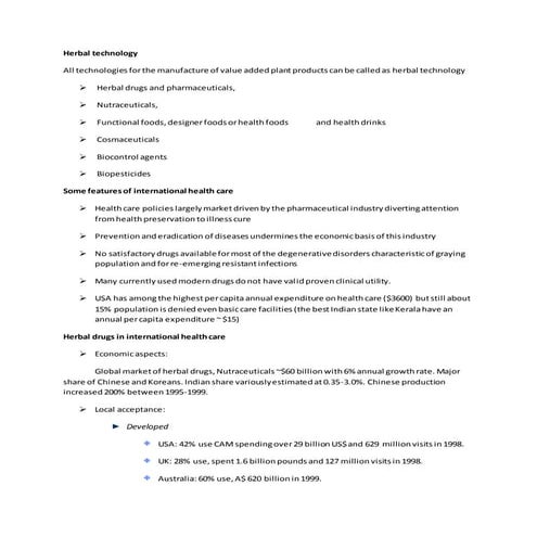 Herbal Drug Technology Unit 5 | PPTX