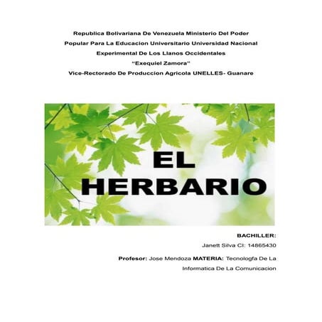 Guía Práctica para Confeccionar un Herbario por Prof. Marilú Roxana ...