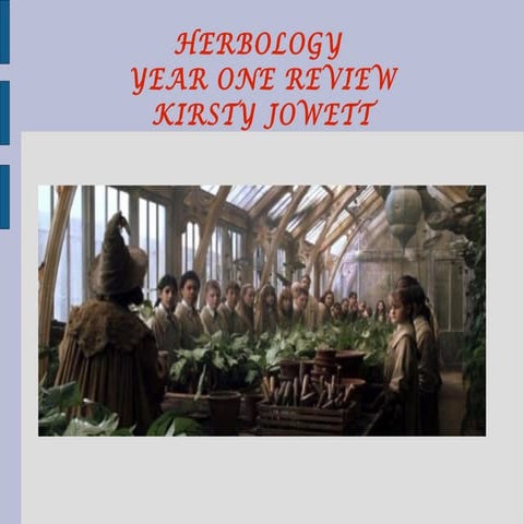 Herbology presentation | ODP