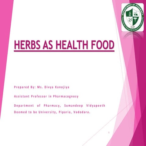 Nutraceuticals | PPTX