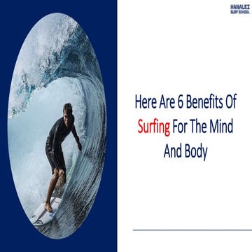Surfing & Its Benefits | PPTX