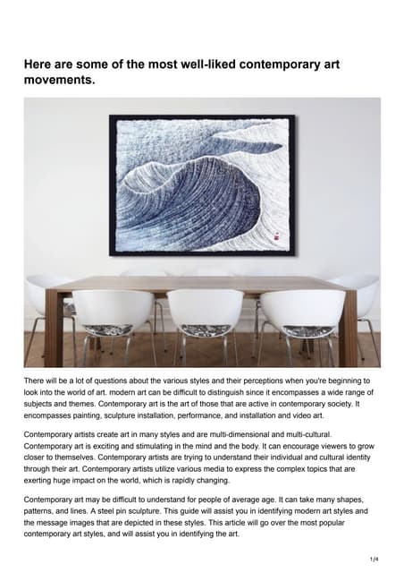 CLASSIFICATION-OF-ARTS.pptx | Modern Art | Fine Art