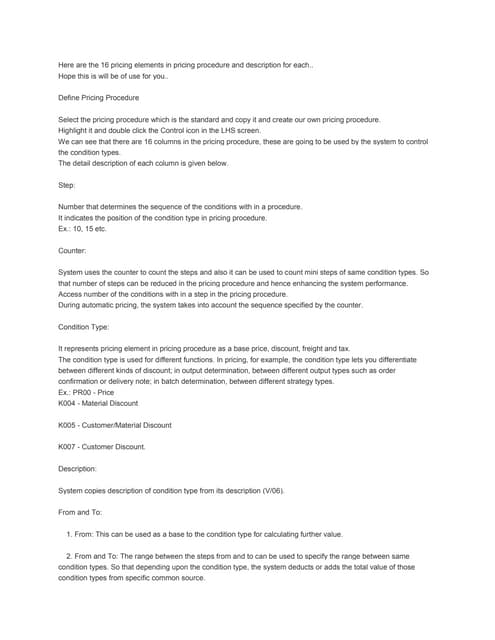 SAP SD Copy Controls | PDF
