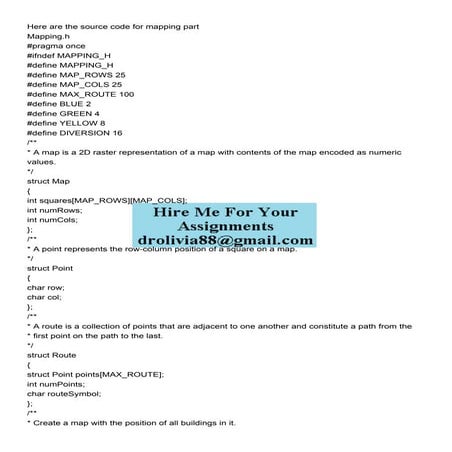 Here are the source code for mapping part Mappingh pragma .pdf