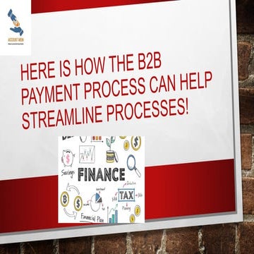 Here is How the B2B Payment Process Can Help Streamline Processes! | PDF | Credit Cards ...