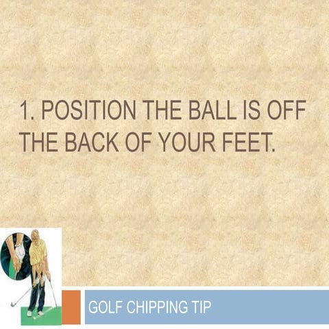 Here is My Stategy for GOLF CHIPPING | PPTX