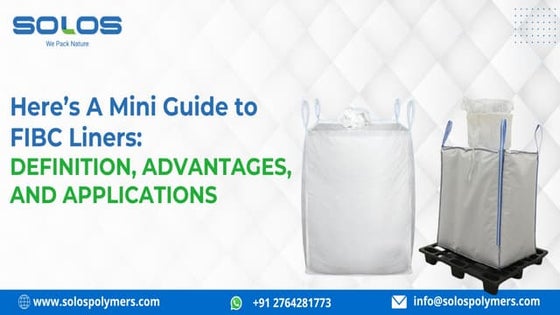 A Guide to Exploring the Range of FIBC Bags Their Applications ...