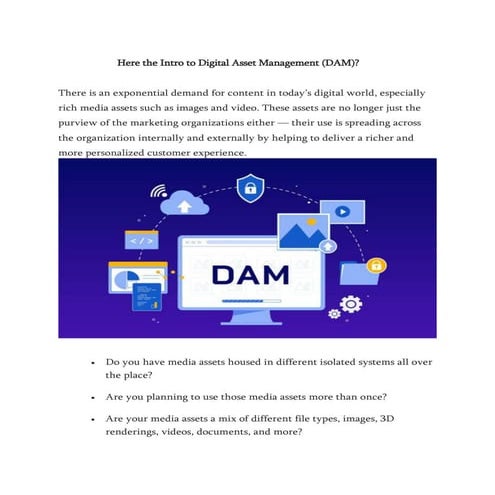 Here the Intro to Digital Asset Management (DAM).pdf
