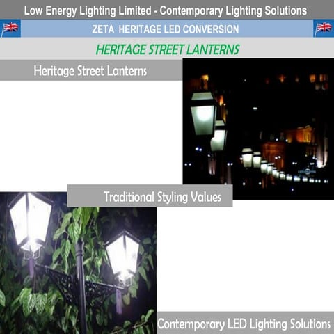 Heritage Street Lanterns - Contemporary LED Solutions | PPT