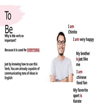 Verbos en ingles berbo to be in present simple | PPTX