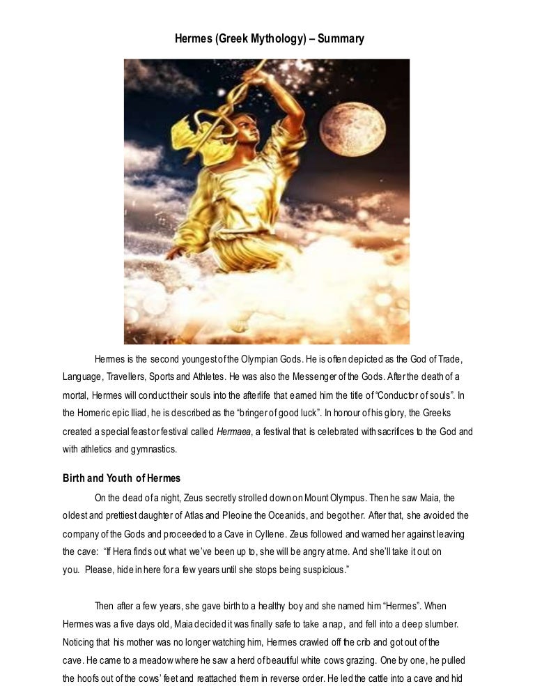 Hermes (Greek Mythology) - Summary