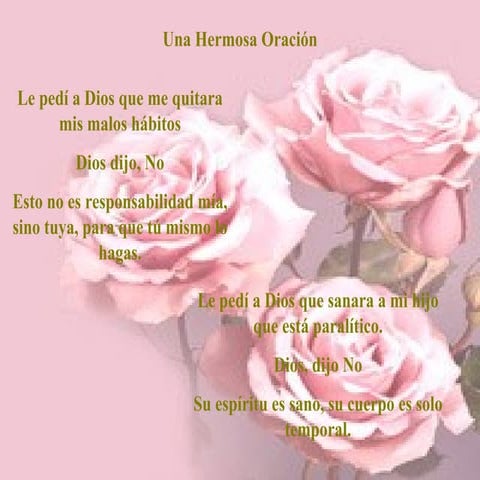 Dios dice no | PPS